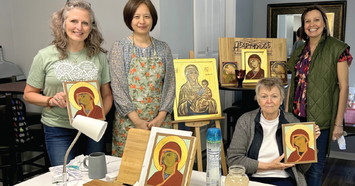 Creating an icon is a process of prayer | The Catholic Miscellany